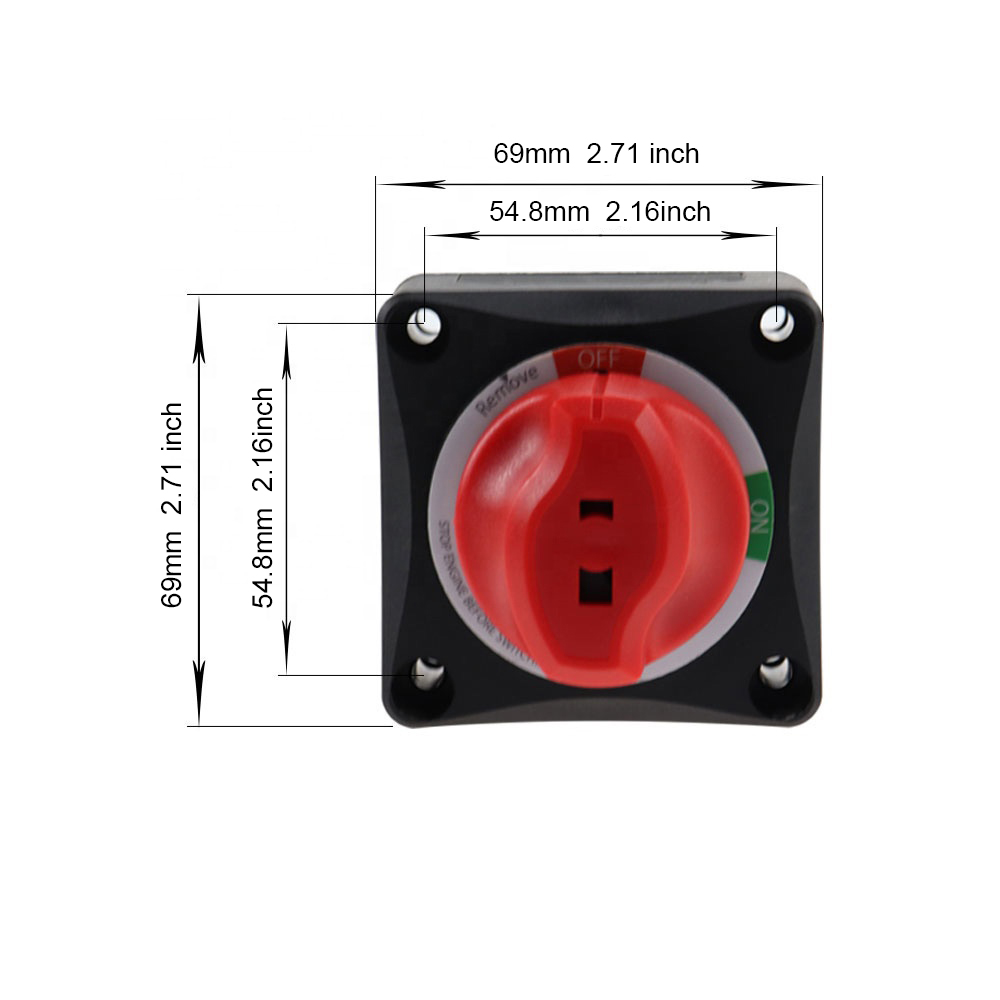 Wholesale 48V DC Rotary ON-OFF Battery Main Cut-off Switch - Buy Rotary ...