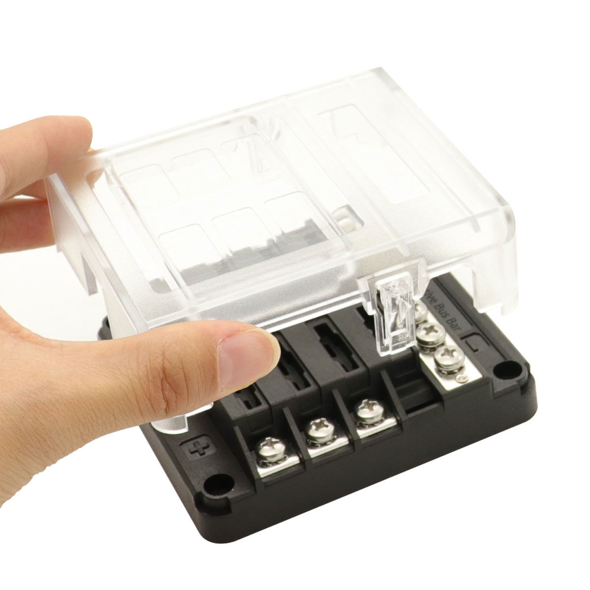 6 way Screw Connect ATC Type Blade Fuse Box with Negative Busbar - Buy ...