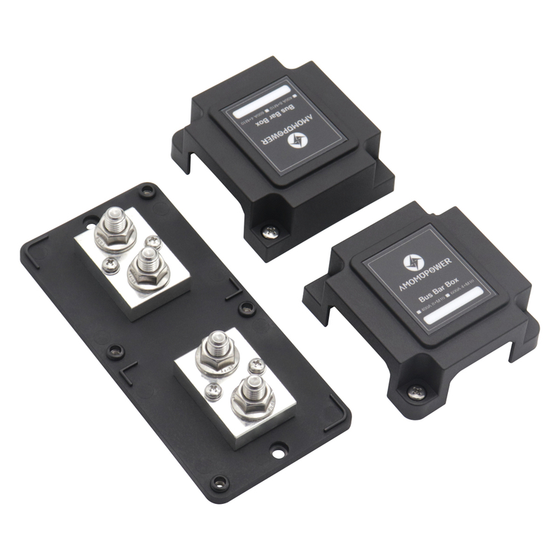 Wholesale Amomd 600A Positive and Negative Busbar Black 2*2 M10 Studs ...