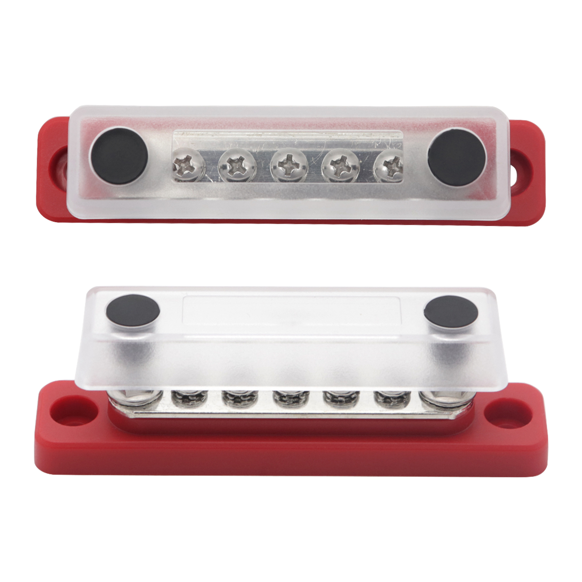 Wholesale Marine RV 100A 6-way Screwfixed Red Tin-plated Copper Busbar ...