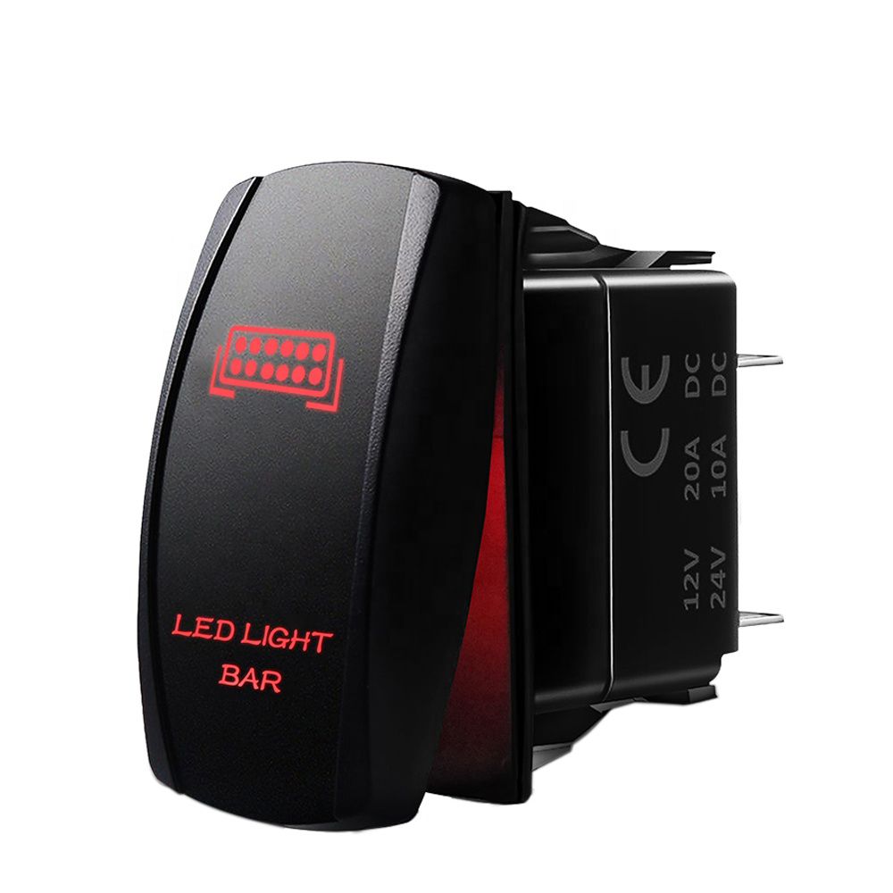 6 Gang Rocker Switch Panel with Overload Protector - Buy 6 Gang Rocker ...