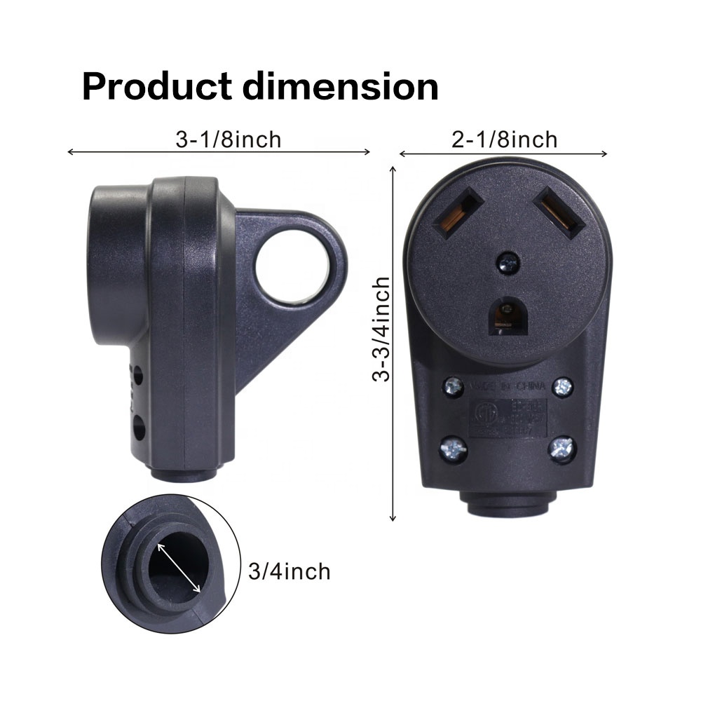 Wholeasale 30A RV Female Electrical Plug Adapter Power Socket With ...