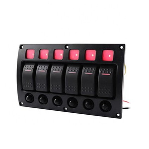 6 Gang Combine Rocker Switch Panel - Buy 6 Gang Combine Rocker Switch ...