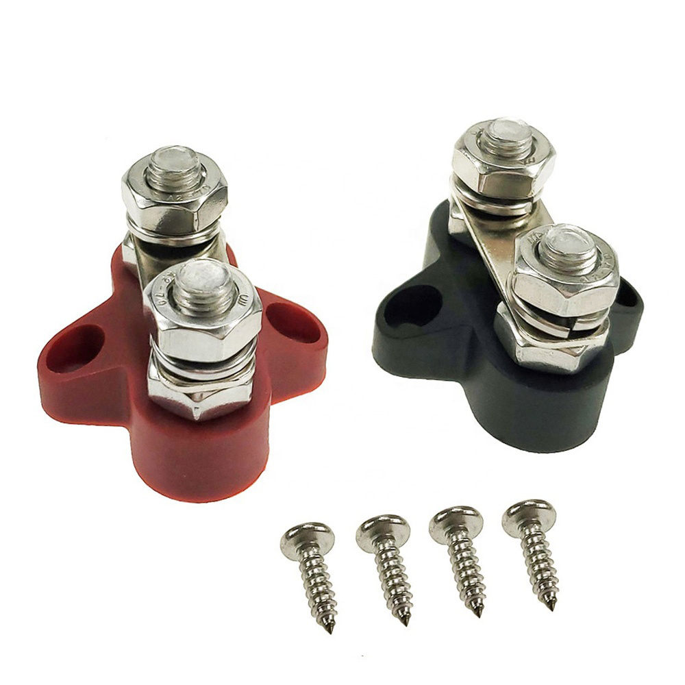M6 M8 Marine RV Heavy-duty Terminal Studs busbar with Nylon Insulated ...