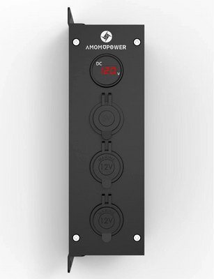 Custom Amomd Marine 12V /24V Power Distribution Panel Power Outlet Box ...