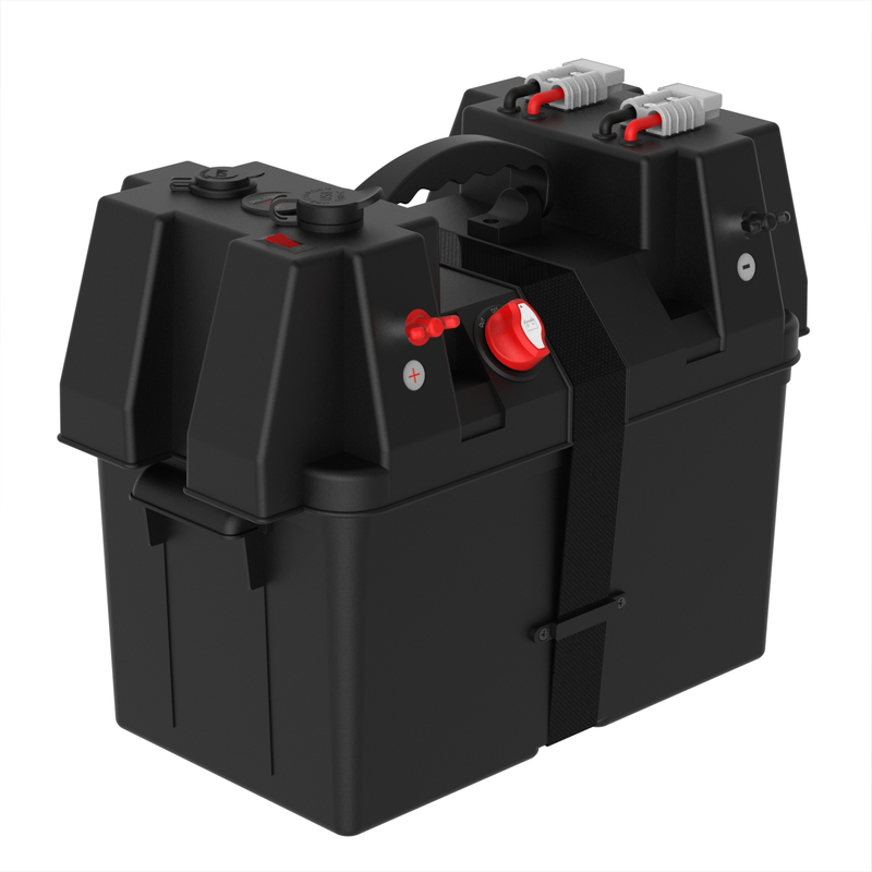 Black Empty Battery Box for 12v Battery - Buy Black Battery Box, 12v ...