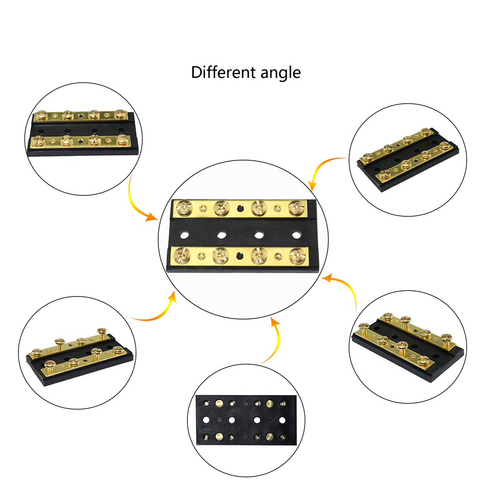 Marine RV Gold Screw Brass Busbar with Insulated Base - Buy Gold Screw ...